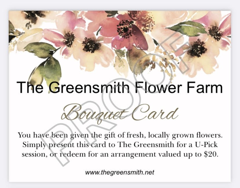 Flower Shop — The Greensmith Flower Farm