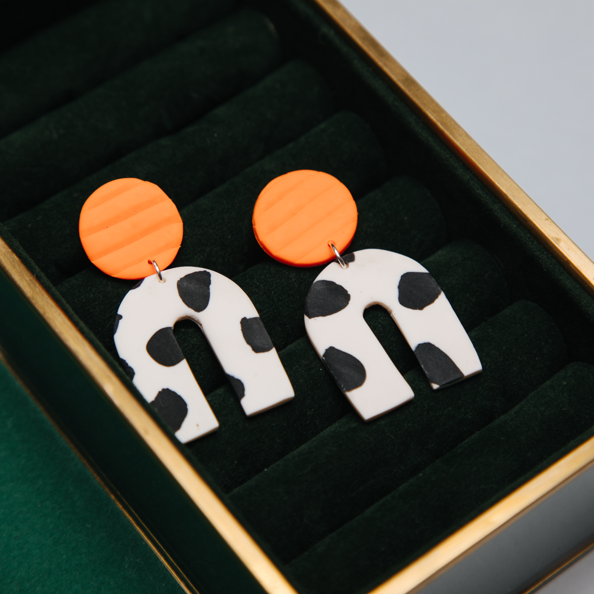 Handmade Polymer Clay Earrings — Audrey + George