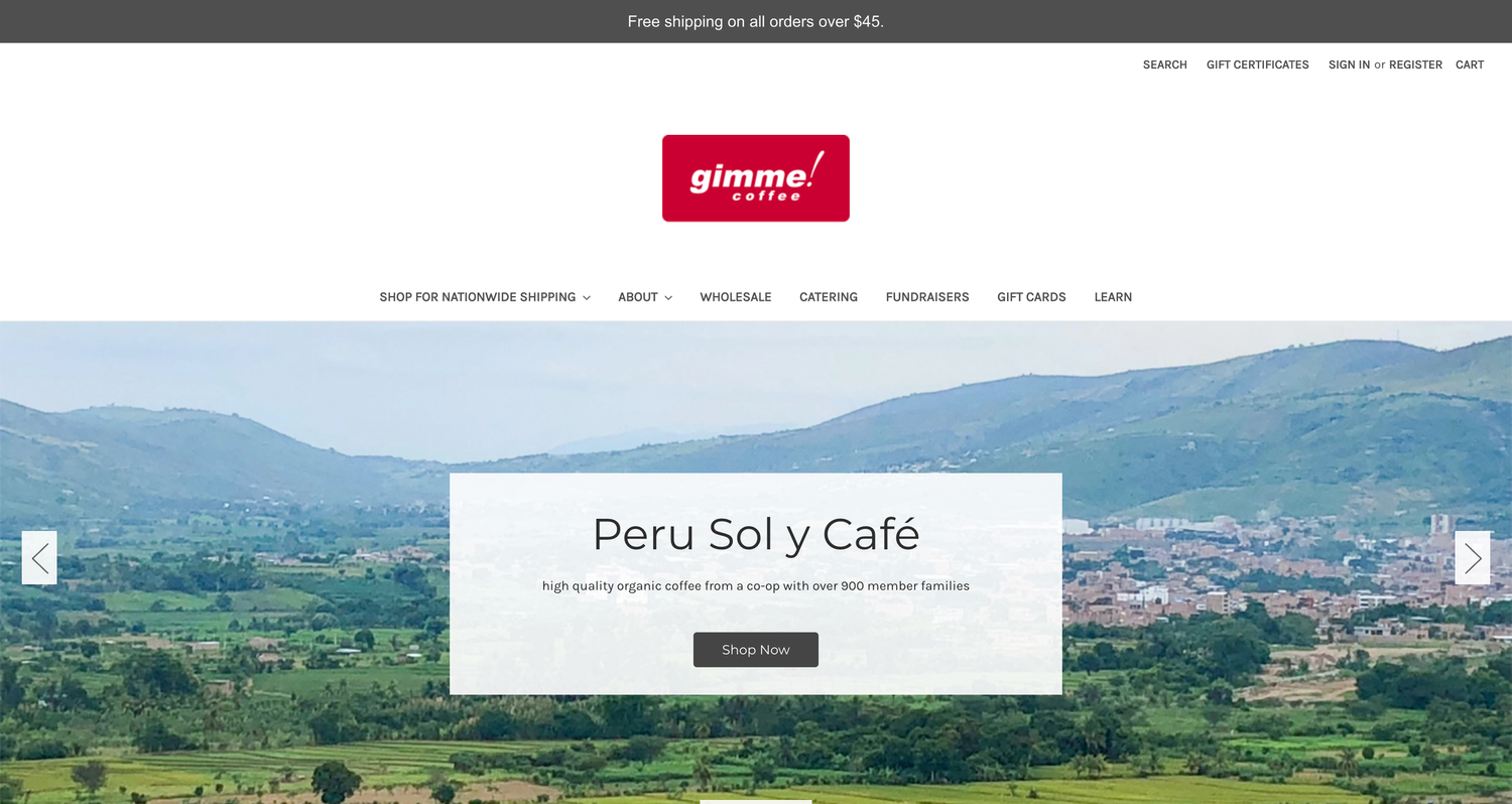 Gimme! Coffee: Award-Winning Coffee Roaster | Sustainable Practices ...