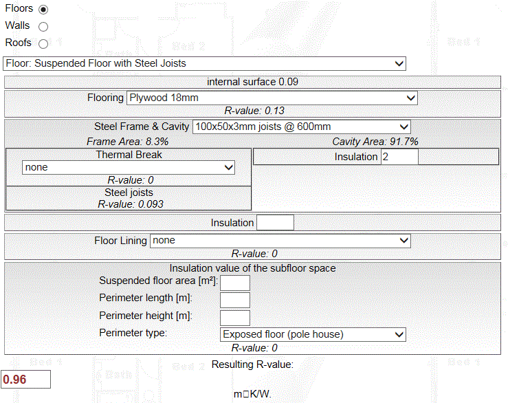 Using R-value Calculator to Compare Timber and Steel — Wee Make Change ...