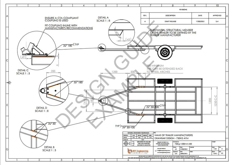 Trailer Drawbar Design — BTT Engineering Consulting
