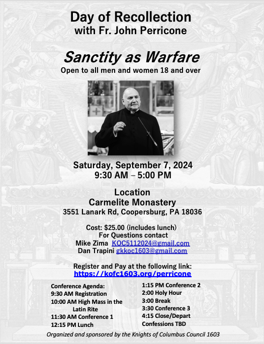 Events — FATHER PERRICONE