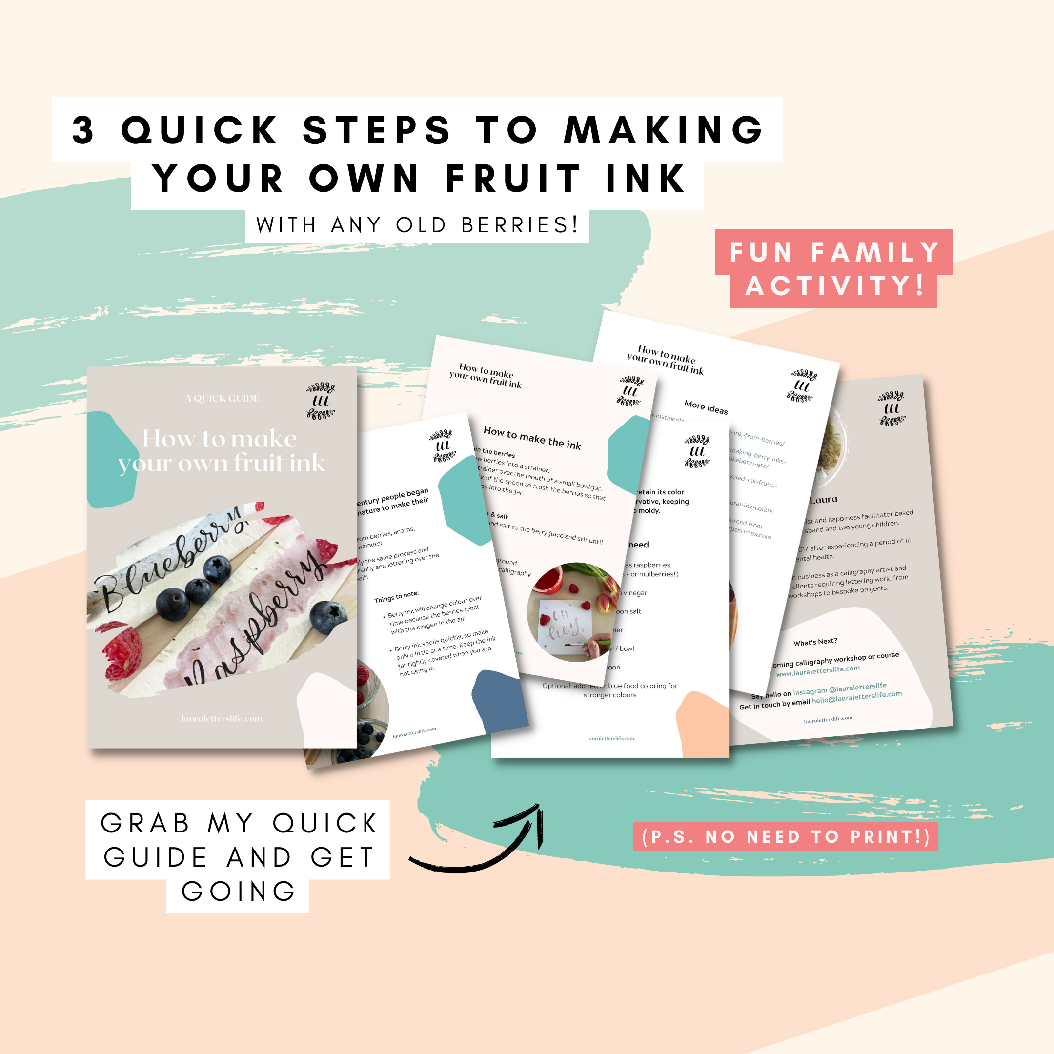 Free Calligraphy Worksheets and Courses — Laura Letters Life