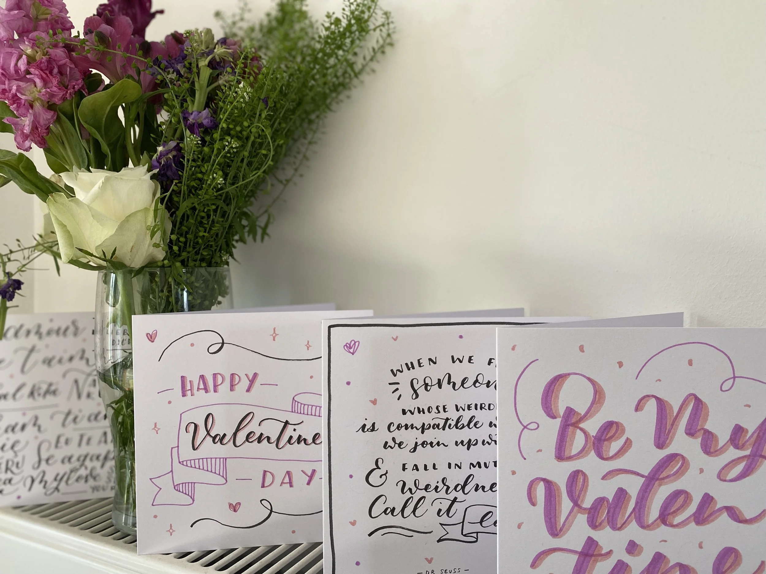 10 Valentine's Day Calligraphy Card Phrases and Ideas