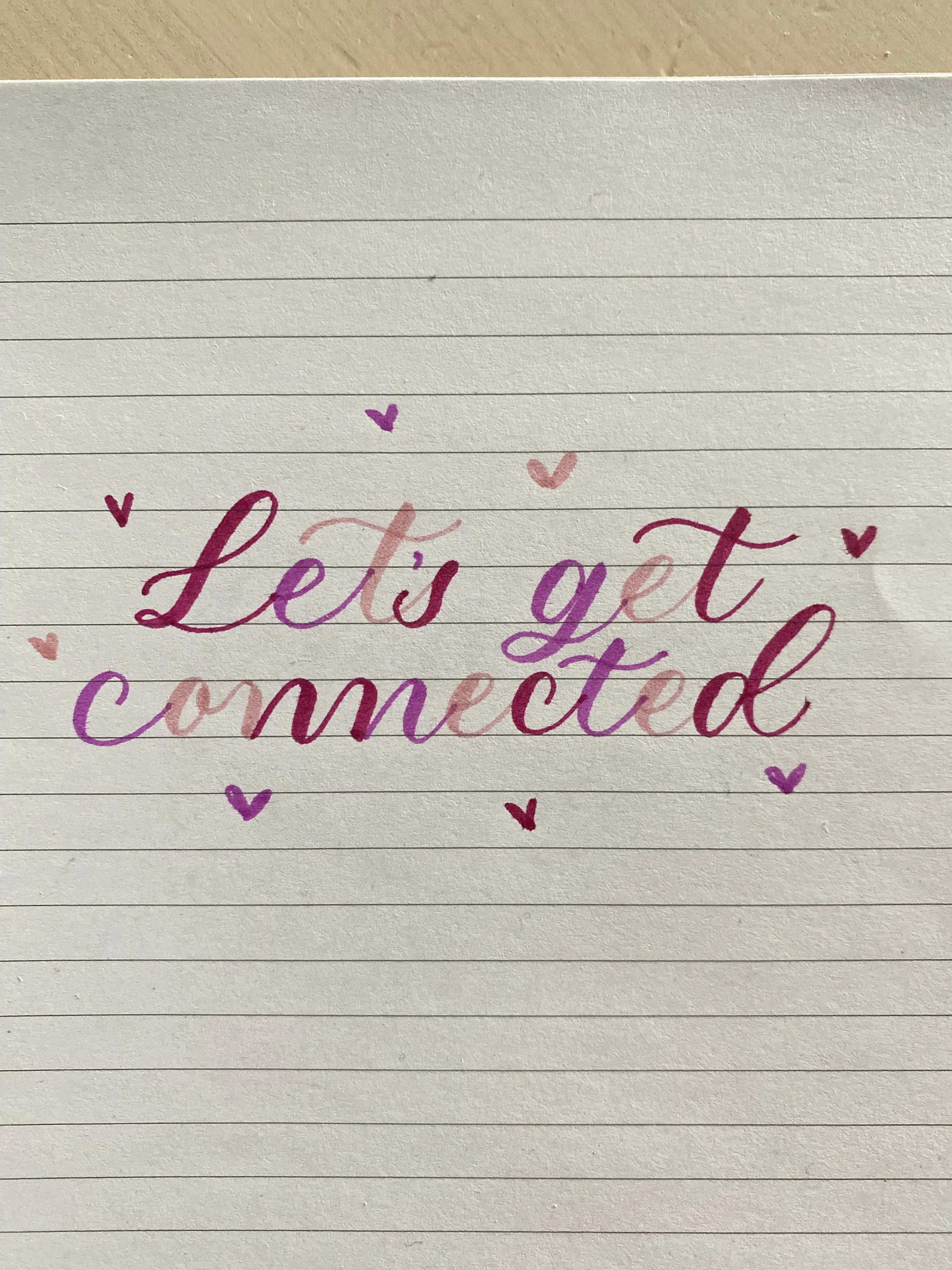 Calligraphy parties for special occasions