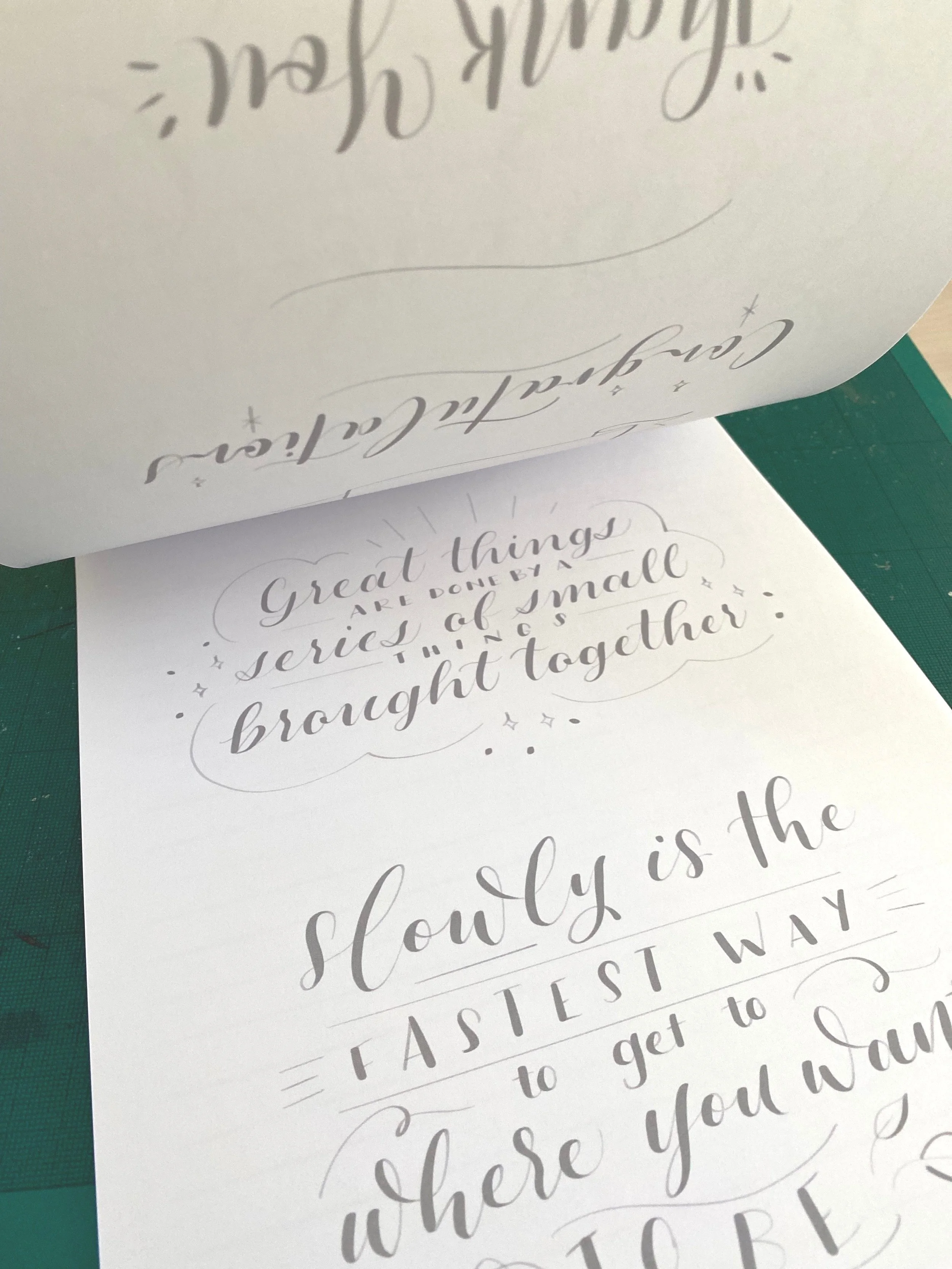 Brush pen calligraphy course London and Online