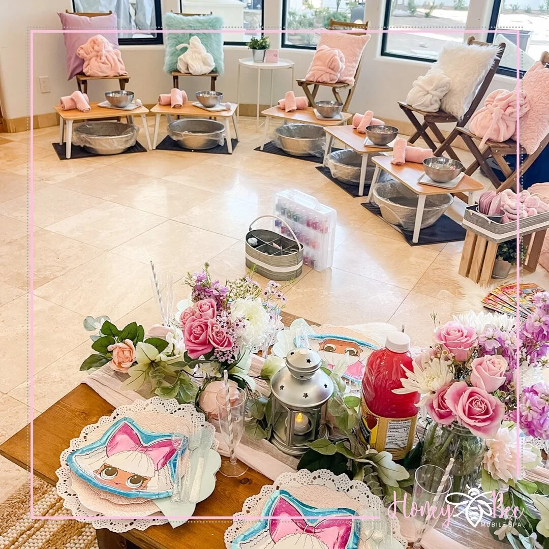 Ultimate Spa Day Party │ Scottsdale Birthday Party│Honey Bee Mobile Spa