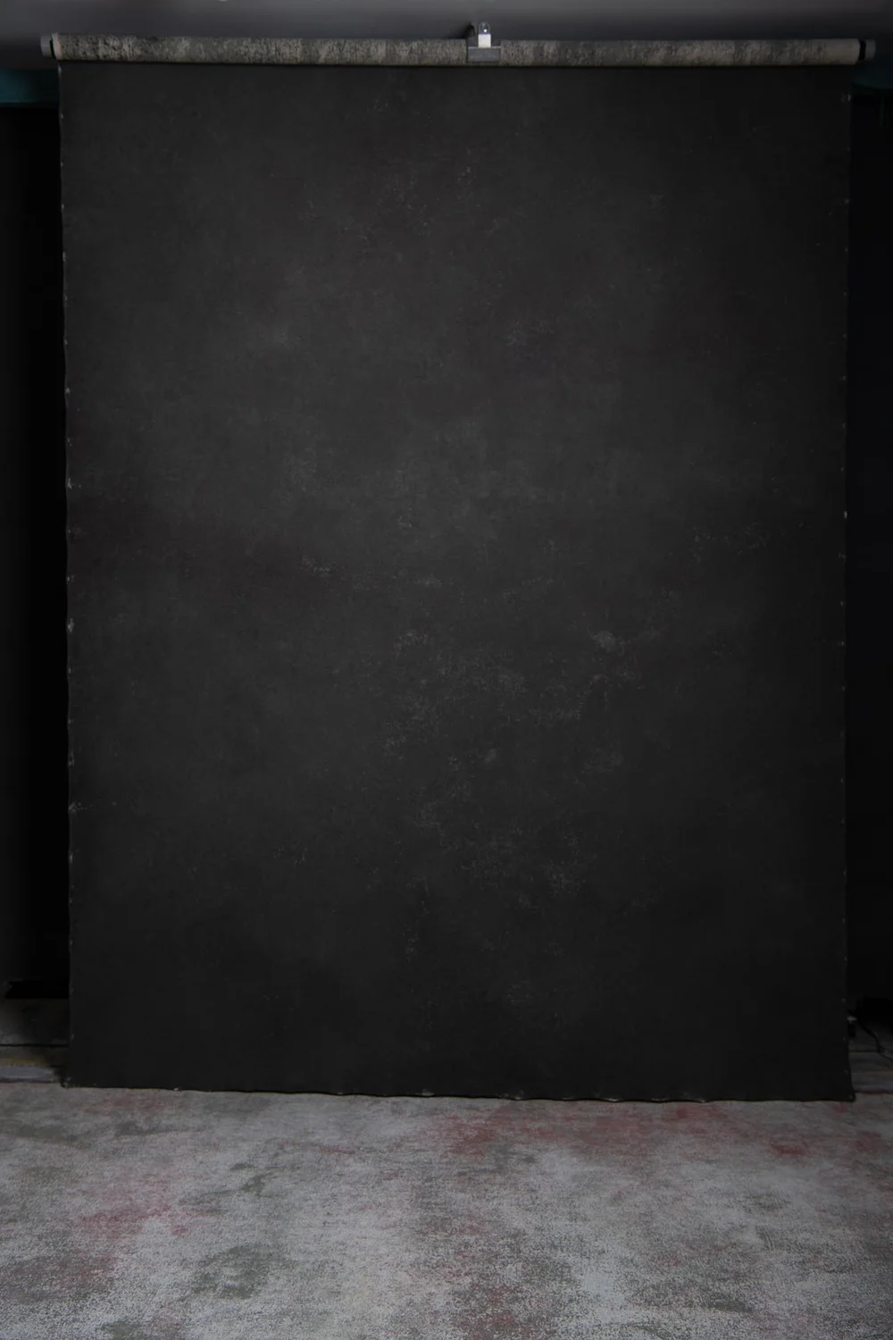 Medium to dark grey texture, hand-painted canvas backdrop with reverse ...