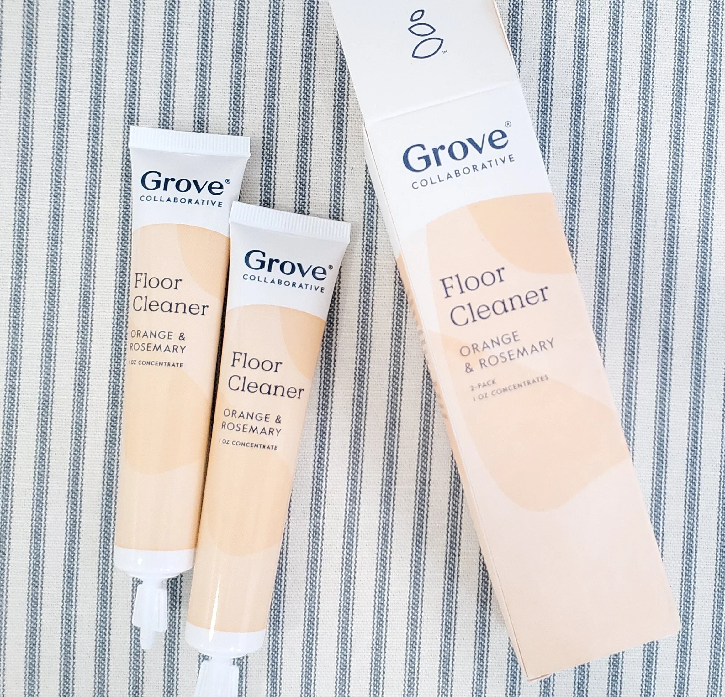 We cleaned our wood floors with Grove Collaborative's concentrated ...