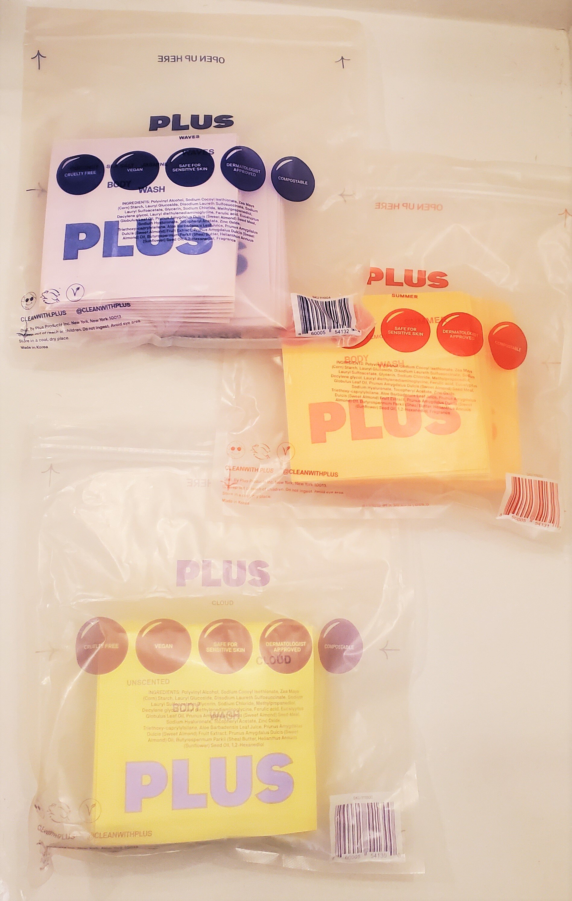 Plus Body Wash Sheets: Showering with zero-waste body wash. Here are ...