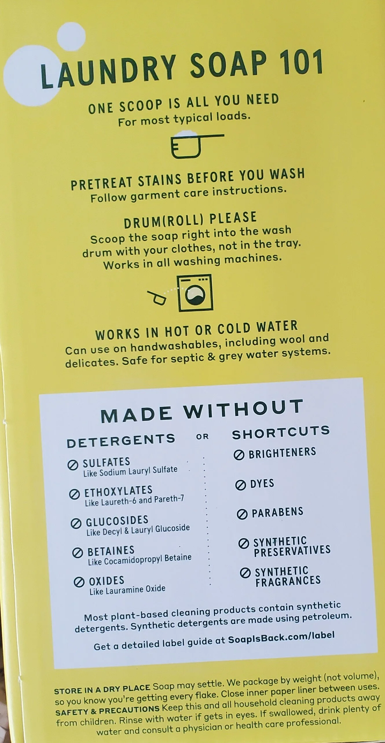 Ingredients Matter in Lemongrass: we did a lot of laundry with this ...