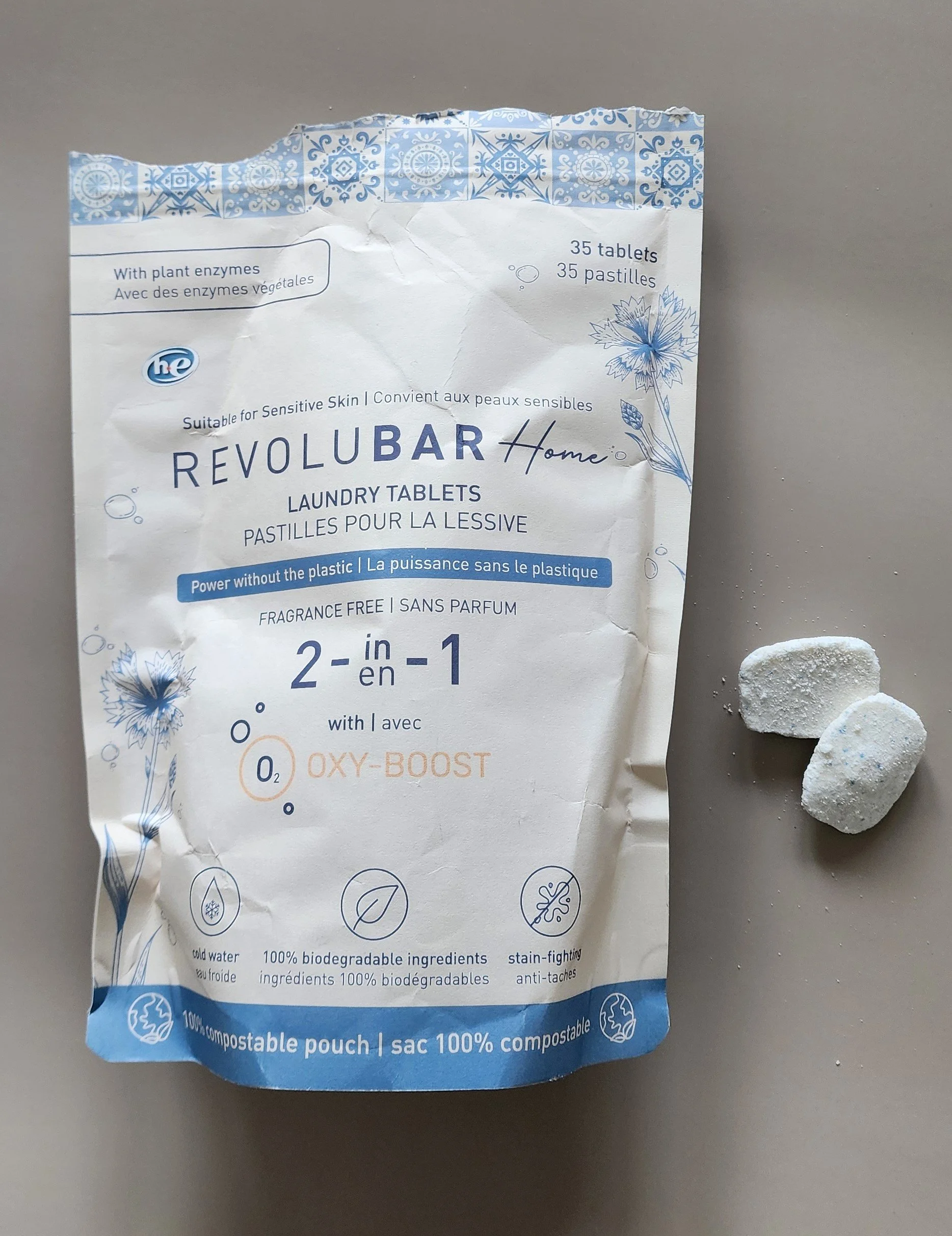 We have been doing laundry with TANIT Revolubar Laundry tablets. Here ...