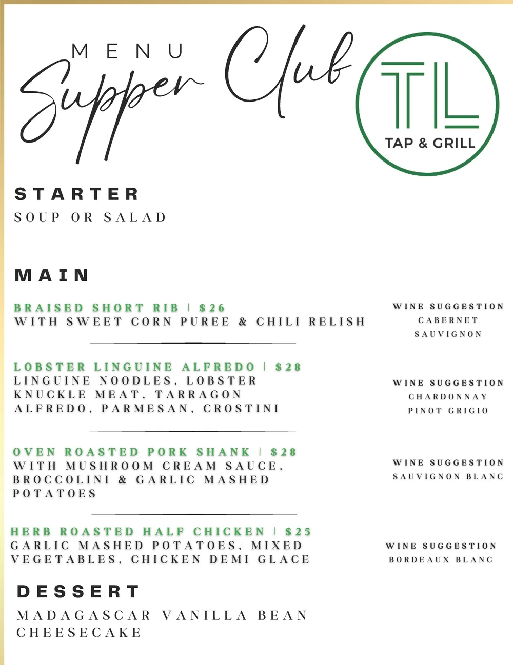 Menu, Specials & Online Ordering — Turtle Lake Tap & Grill