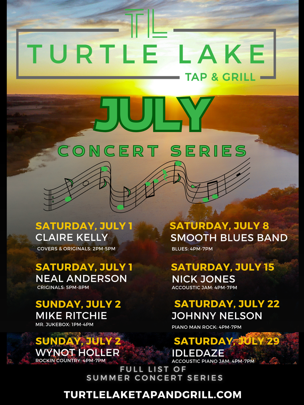 Concert Series — Turtle Lake Tap & Grill