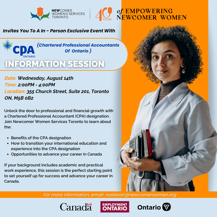 Information Session With CPA (Chartered Professional Accountants Of ...