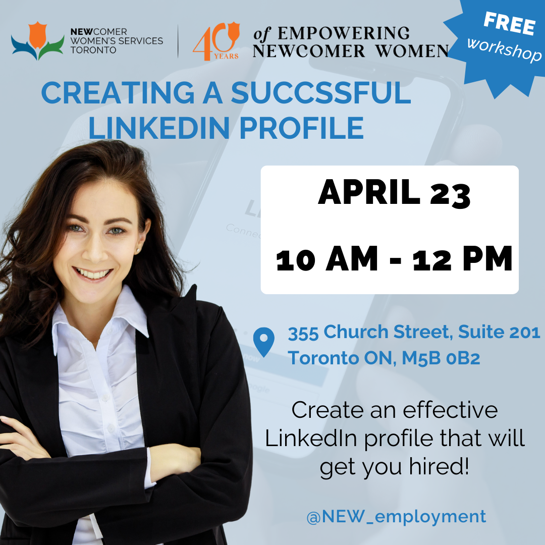 Newcomer Women's Services Upcoming Events — Newcomer Women's Services