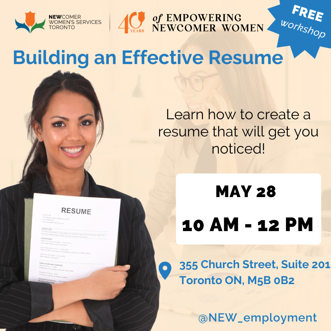 Newcomer Women's Services Upcoming Events — Newcomer Women's Services