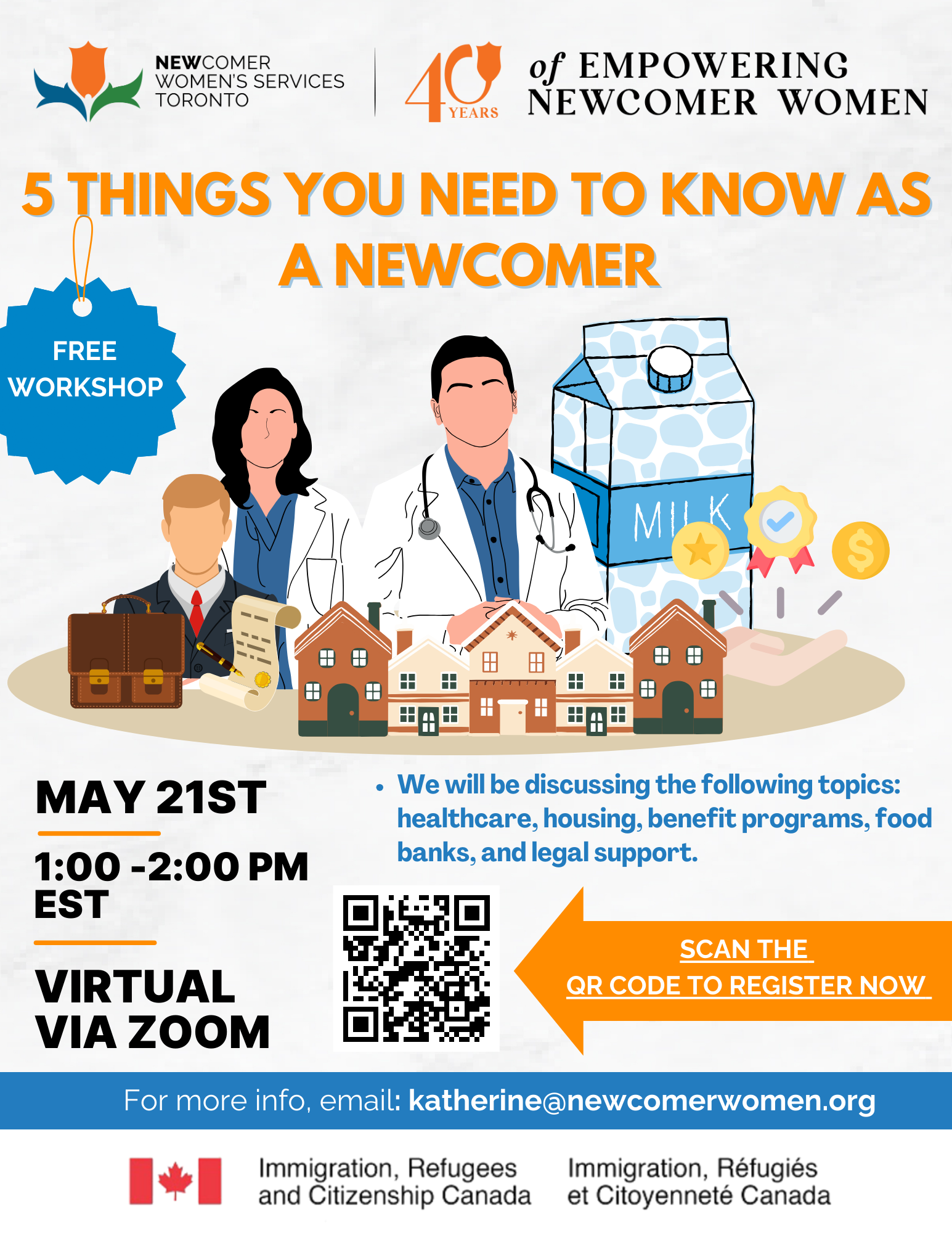 Newcomer Women's Services Upcoming Events — Newcomer Women's Services