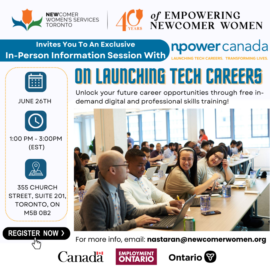 Newcomer Women's Services Upcoming Events — Newcomer Women's Services