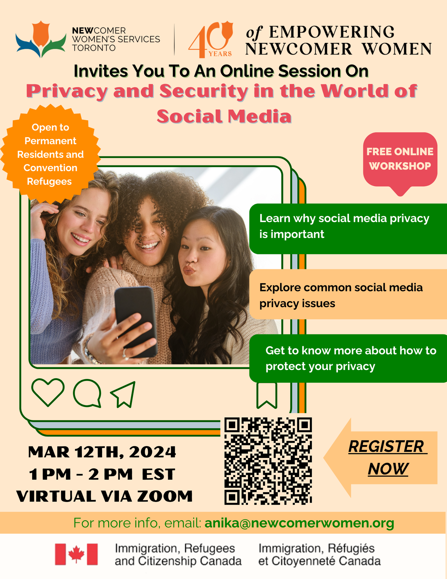 Privacy and Security on Social Media: Tips and Best Practices Workshop ...