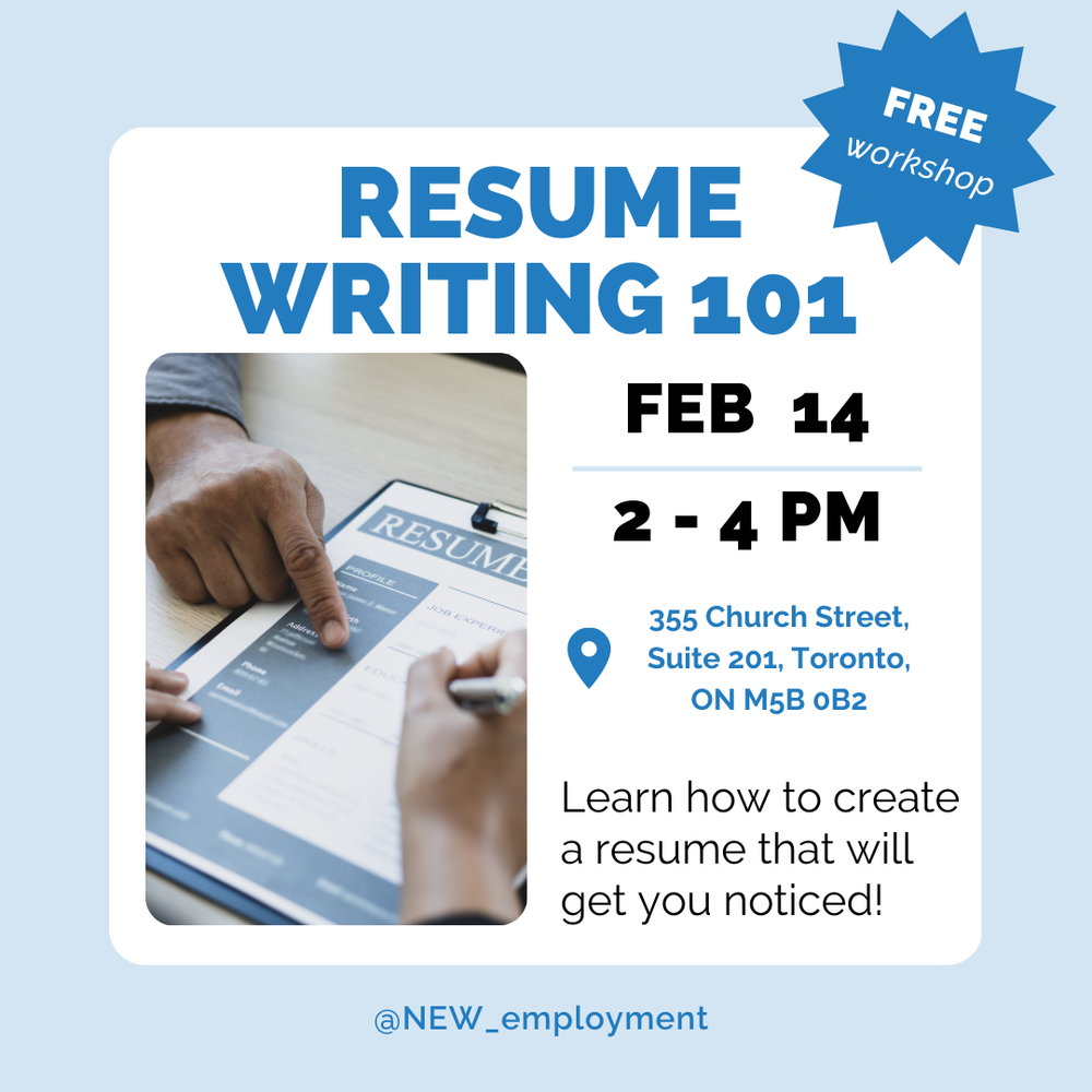 RESUME WRITING 101: Learn the top 5 do’s and don'ts — Newcomer Women's ...
