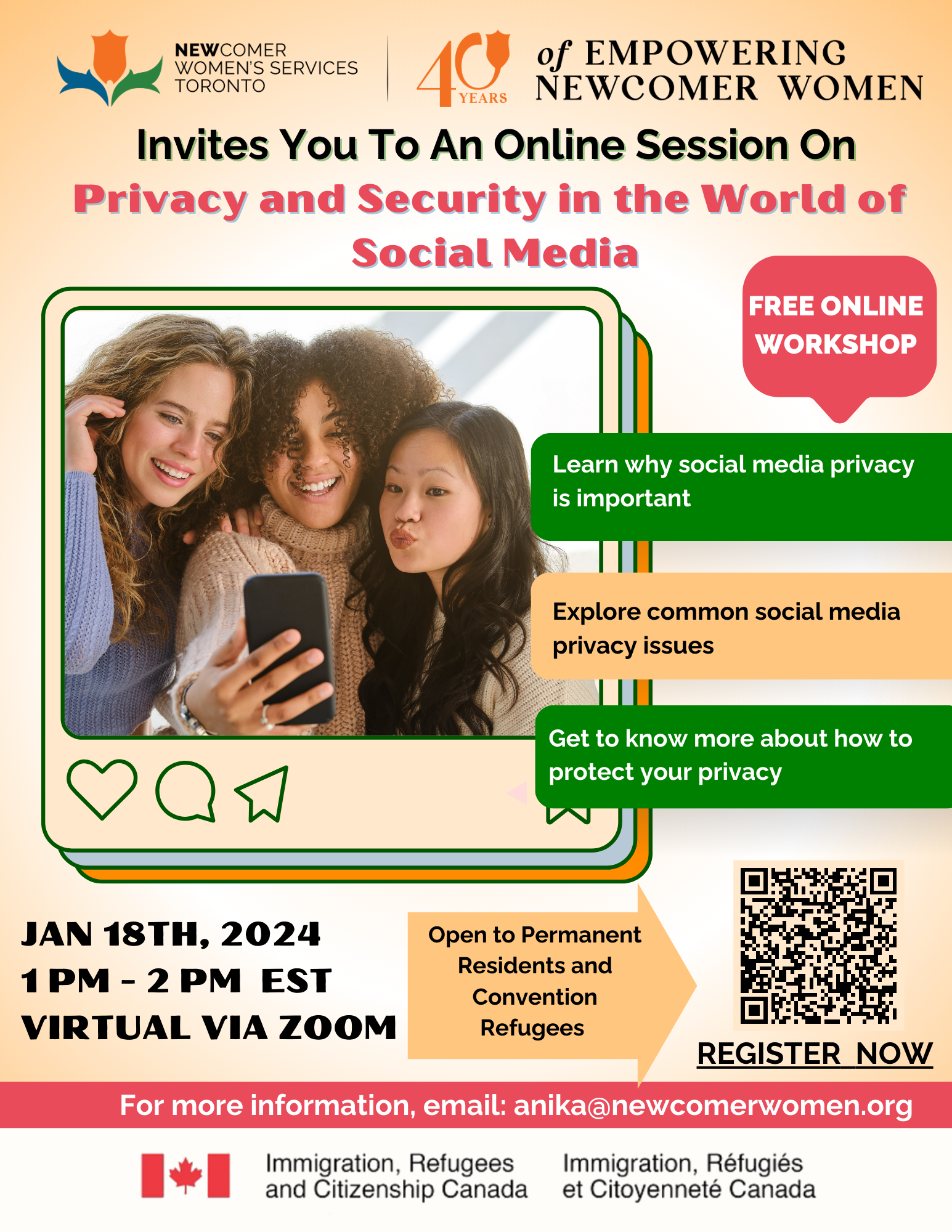 Privacy and Security on Social Media: Tips and Best Practices Workshop ...