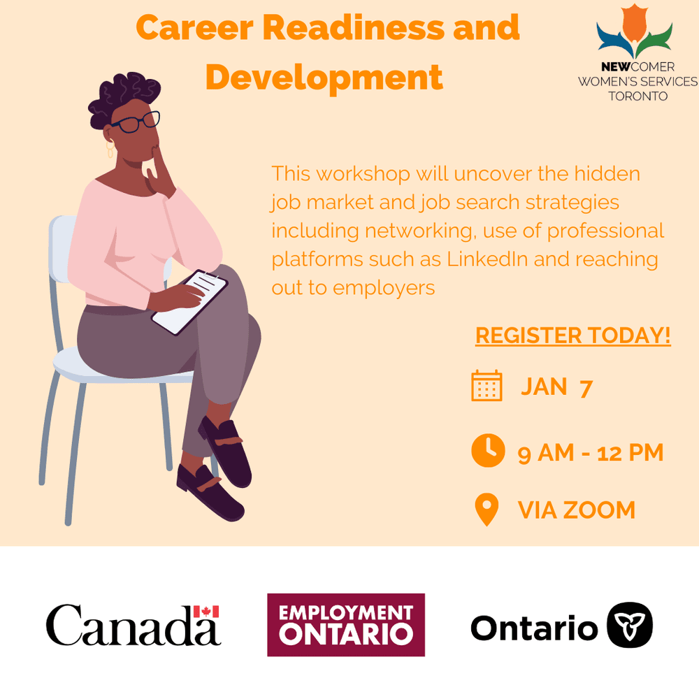 Career Readiness and Development Workshop — Newcomer Women's Services