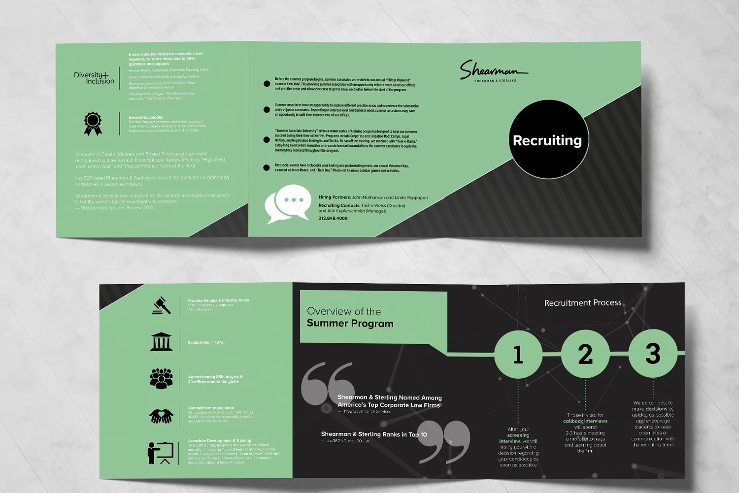 Recruiting Trifold Brochure — teddy aviles