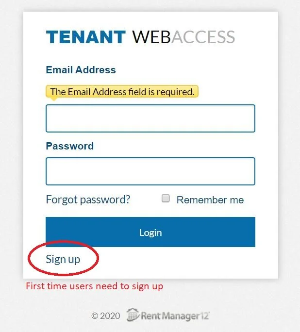 tenants portal — Orange Property Management