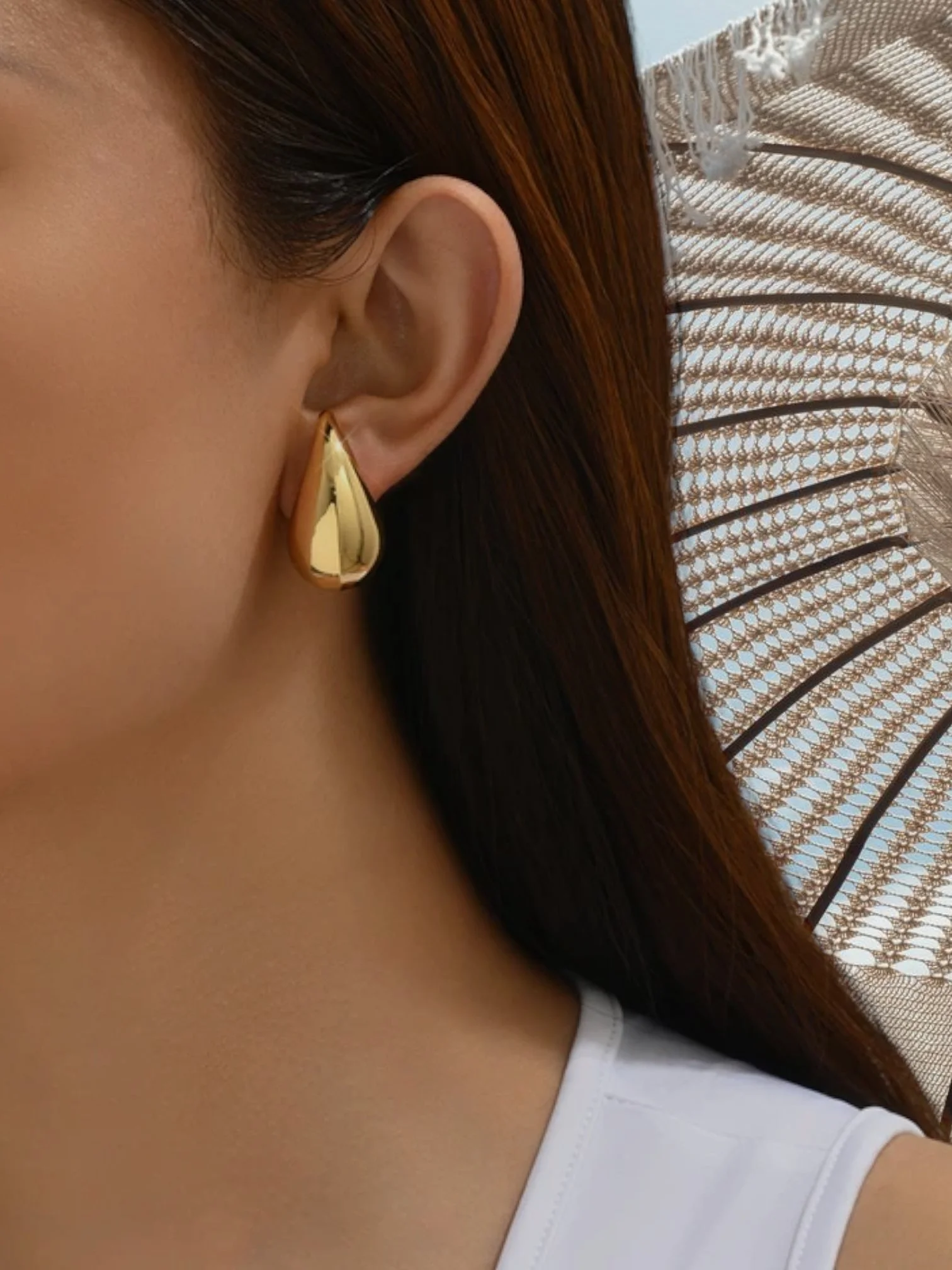 BELLAMY | Vintage Water Drop Earrings — FREENA JEWELS