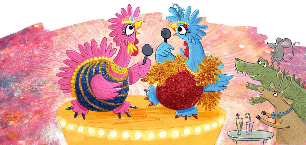 Whitney and Britney Chicken Divas