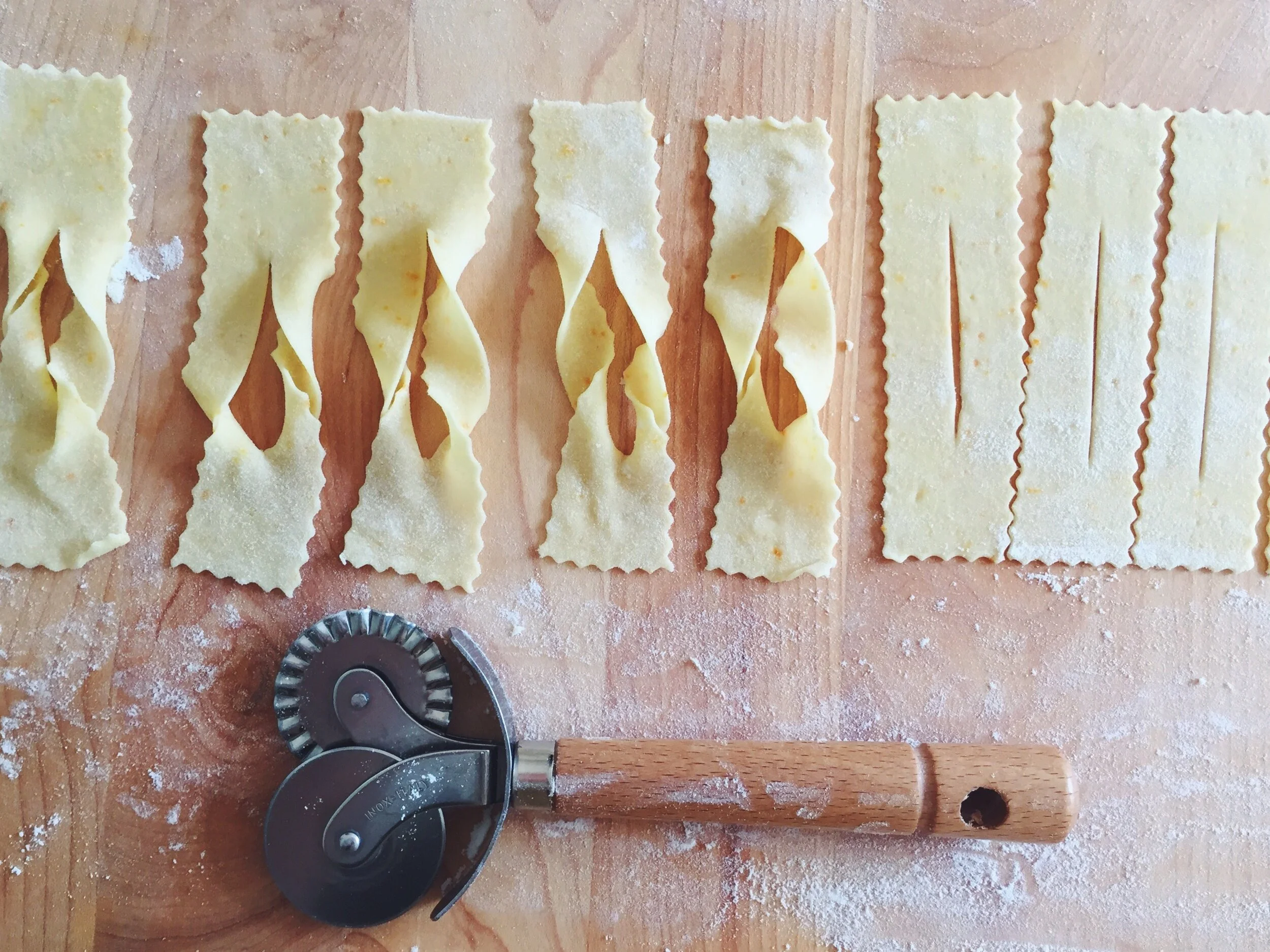 Chiacchiere ~ Fried Pastry Ribbons — Domenica Cooks