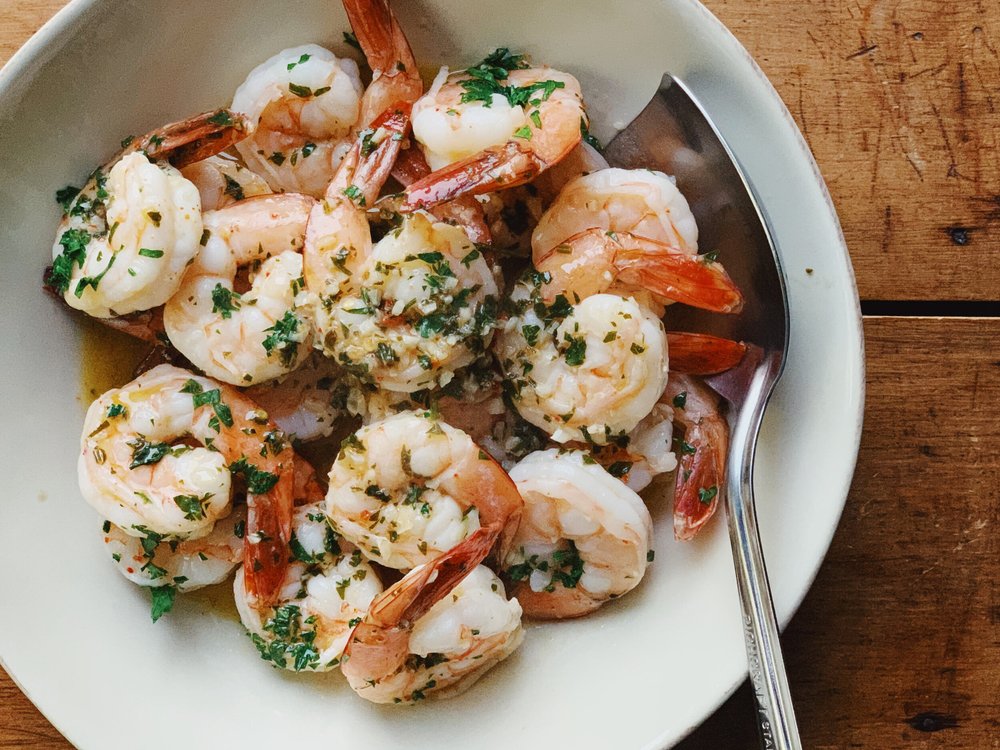 Classic Shrimp Scampi — Domenica Cooks