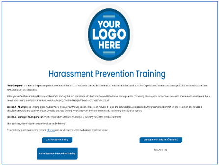 Harassment Prevention Training Requirements, Training Video ...