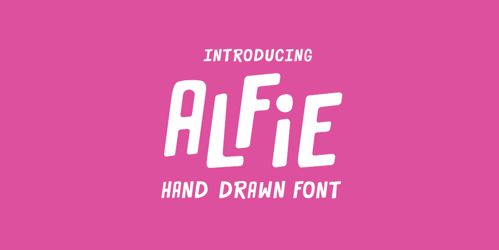 Alfie's Font Hand lettering — Nicole VanDyke