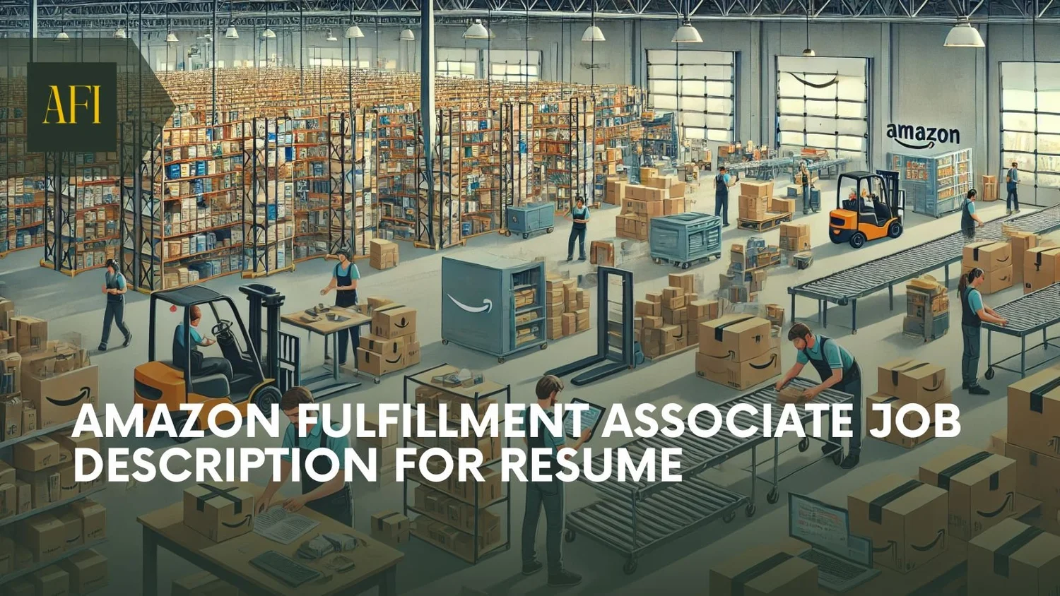 Amazon Fulfillment Associate Job Description for Resume