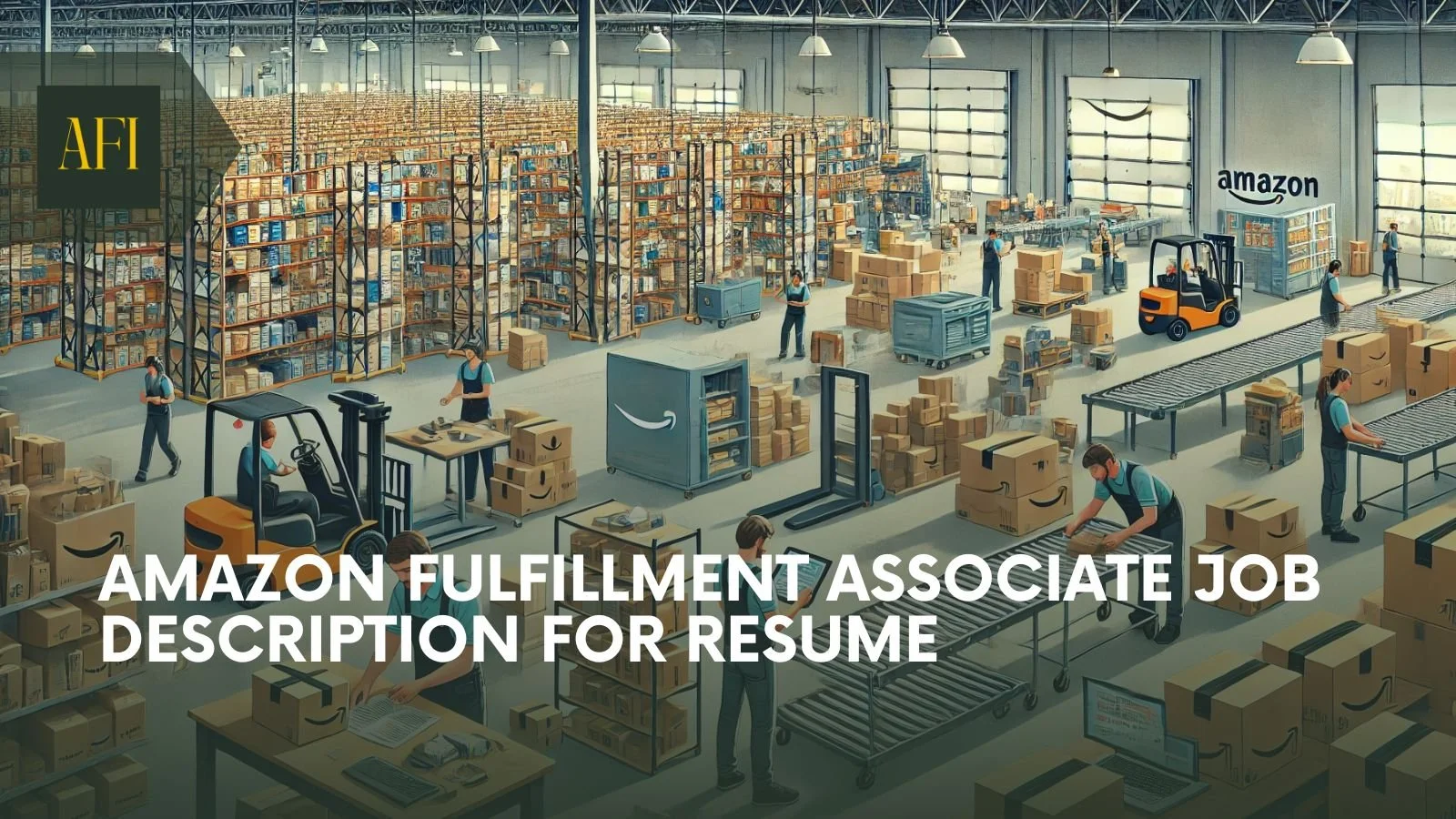 Amazon Fulfillment Associate Job Description for Resume
