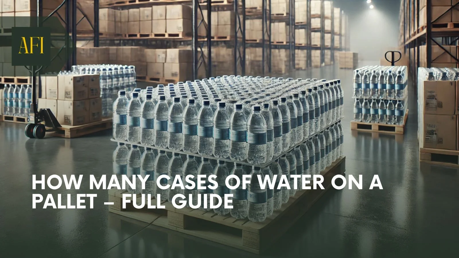 How Many Cases of Water on a Pallet – Full Guide