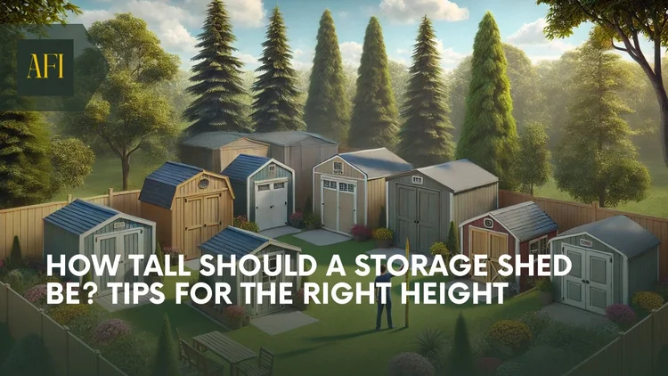 How Tall Should a Storage Shed Be? Tips for the Right Height