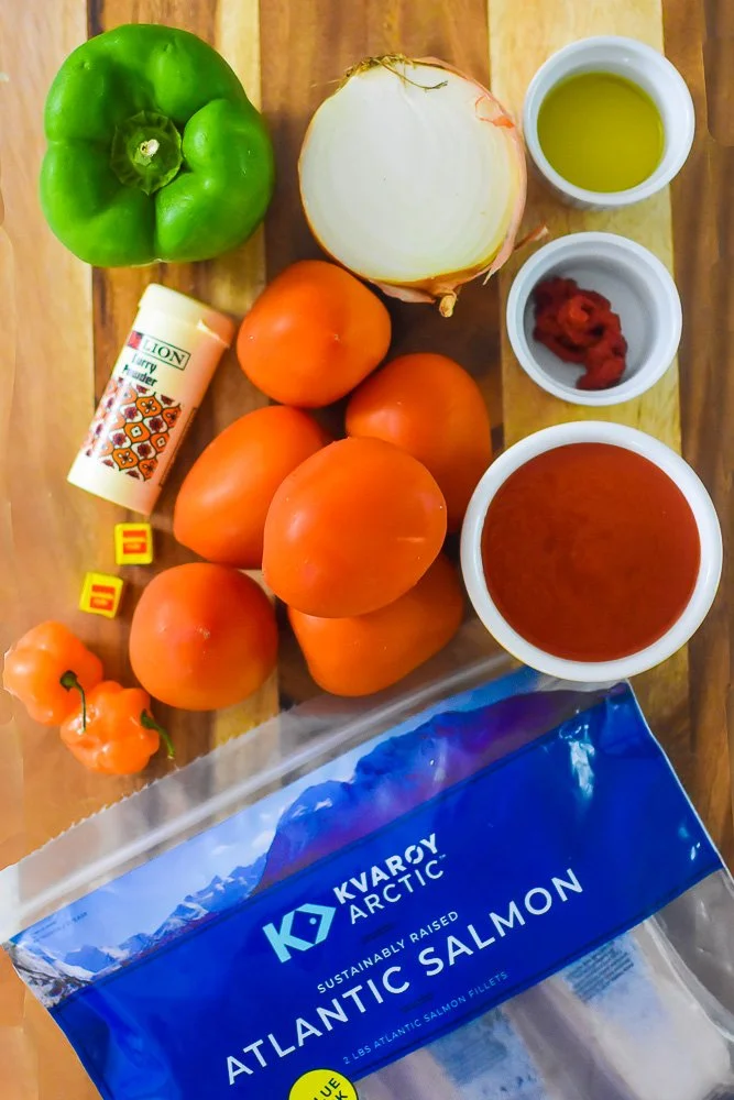 Nigerian Red Stew with Roasted Salmon — Kvaroy Arctic