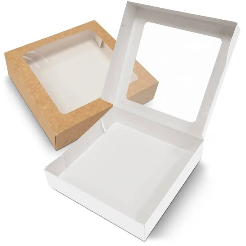 Small Platter Box with Window & Cup Cake Insert, Pack of 50. — Alliance ...