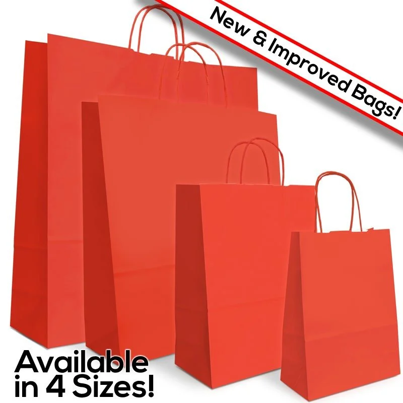 Vibrant Coloured Paper Carrier Bags in Ireland - Your Stylish & Eco-Friendly Packaging Solution ...
