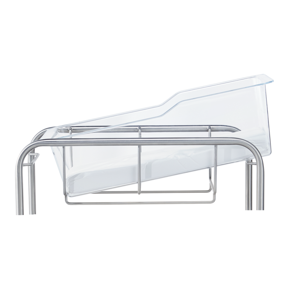 8047SS Stainless Steel Medical Bassinet with 1 Quiet-Close Drawer ...