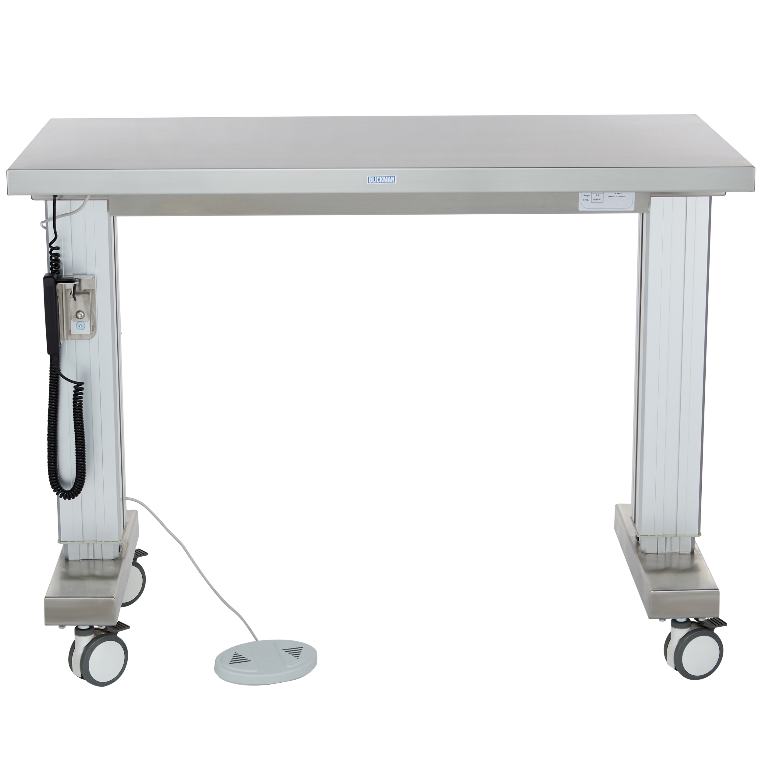 7895SS-O CRT Ergonomic, Manually Height-Adjusted Stainless Steel CRT ...