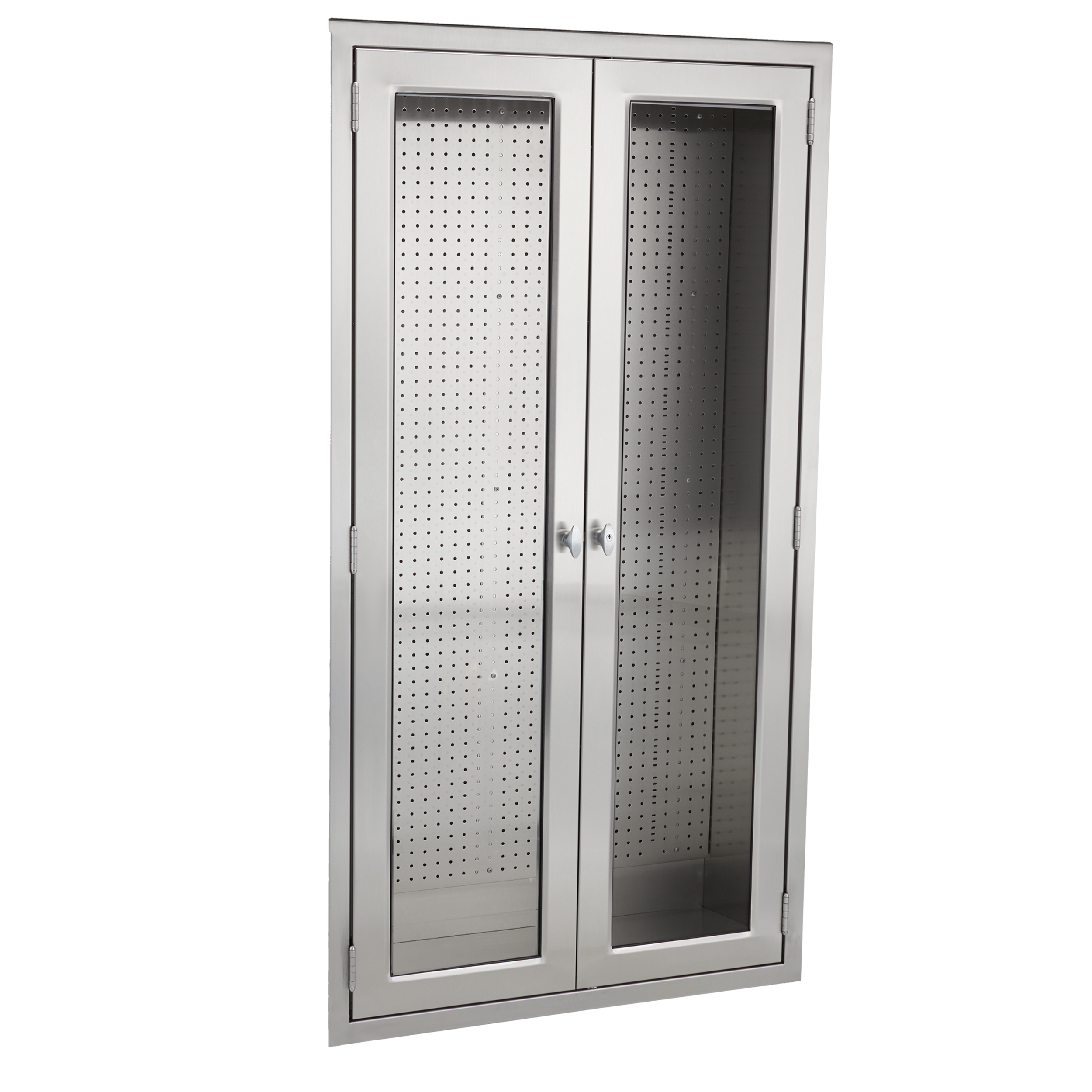 TA35 Stainless Steel Console Walter Cabinet (Glass or Solid Doors ...