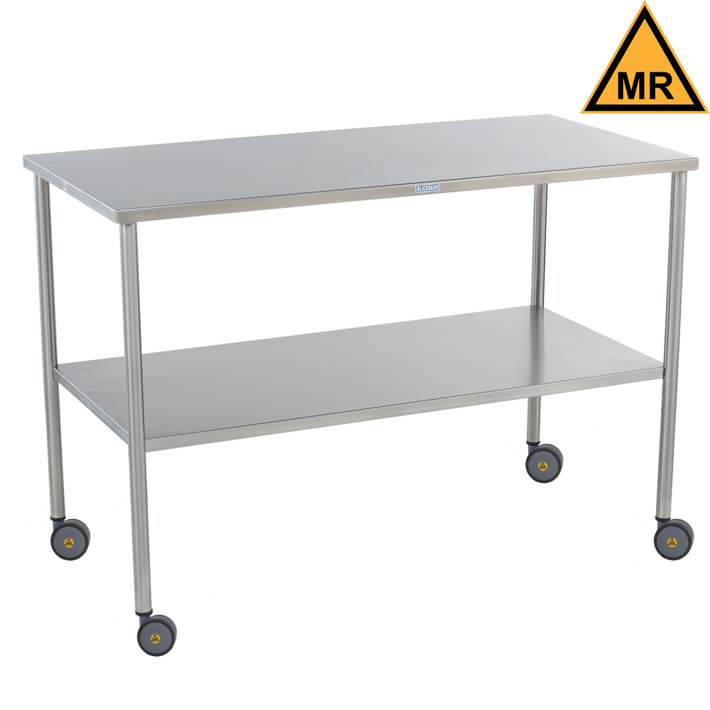 Stainless Steel Howard Medical Instrument Table with Shelf (Standard ...