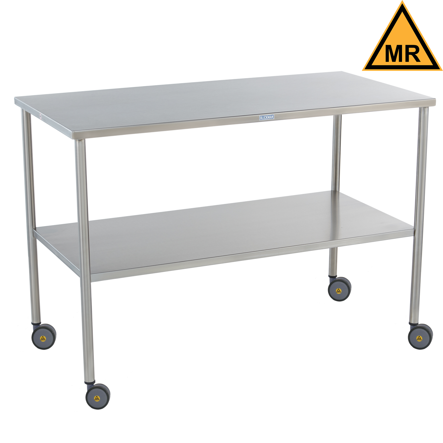 Stainless Steel Howard Medical Instrument Table with Shelf (Standard ...
