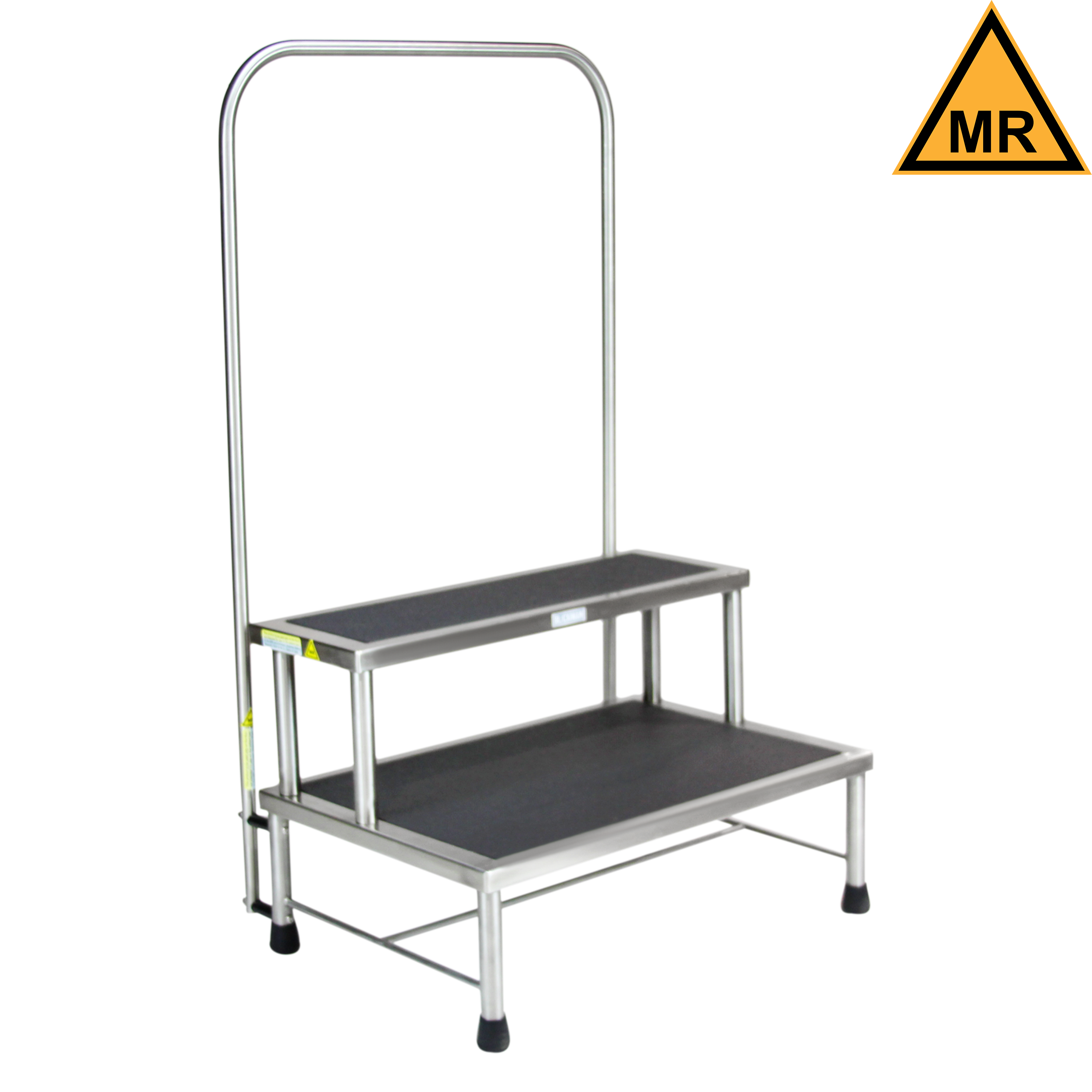 7764MR-HR Non-Skid MR Conditional Double-Step Foot Stool with Double ...