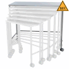 Stainless Steel Howard Medical Instrument Table with Shelf (Standard ...