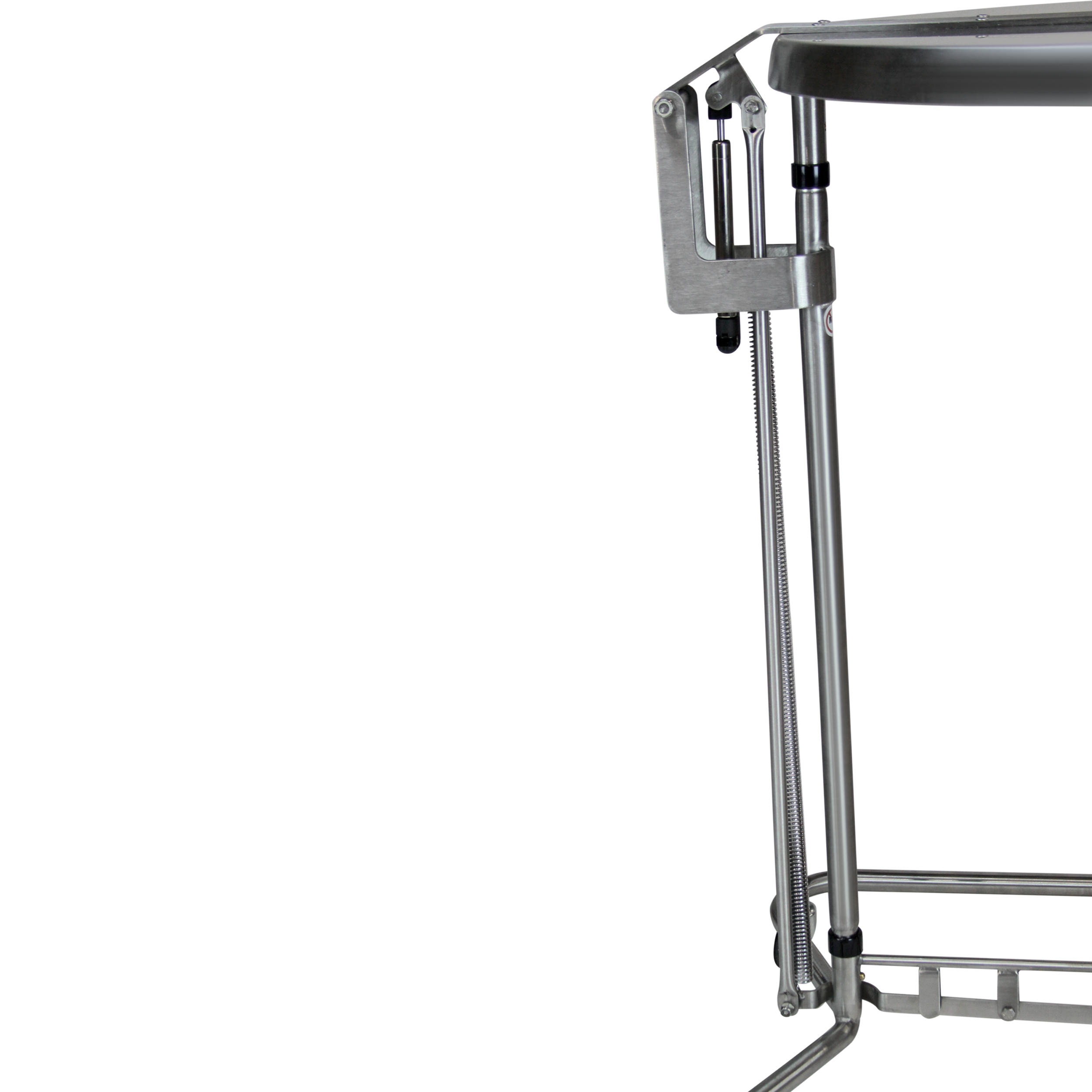 Covered or Uncovered Round Chrome Hamper (18" or 25" Diameter) — Blickman